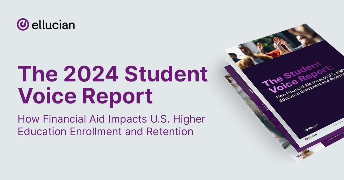 Student Voice Report | Ellucian